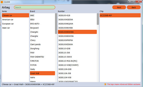 CGDI CG100X New Generation Programmer for Airbag Reset Mileage ...