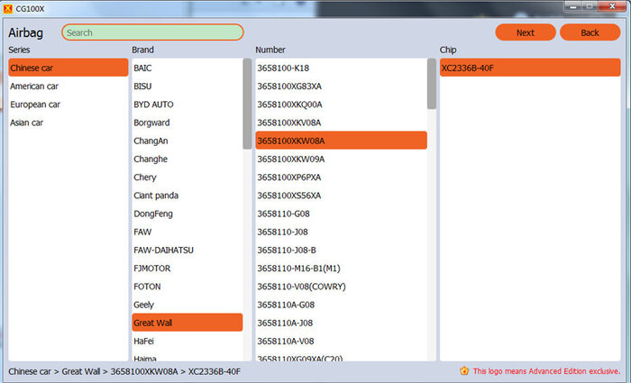 CGDI CG100X New Generation Programmer for Airbag Reset Mileage ...