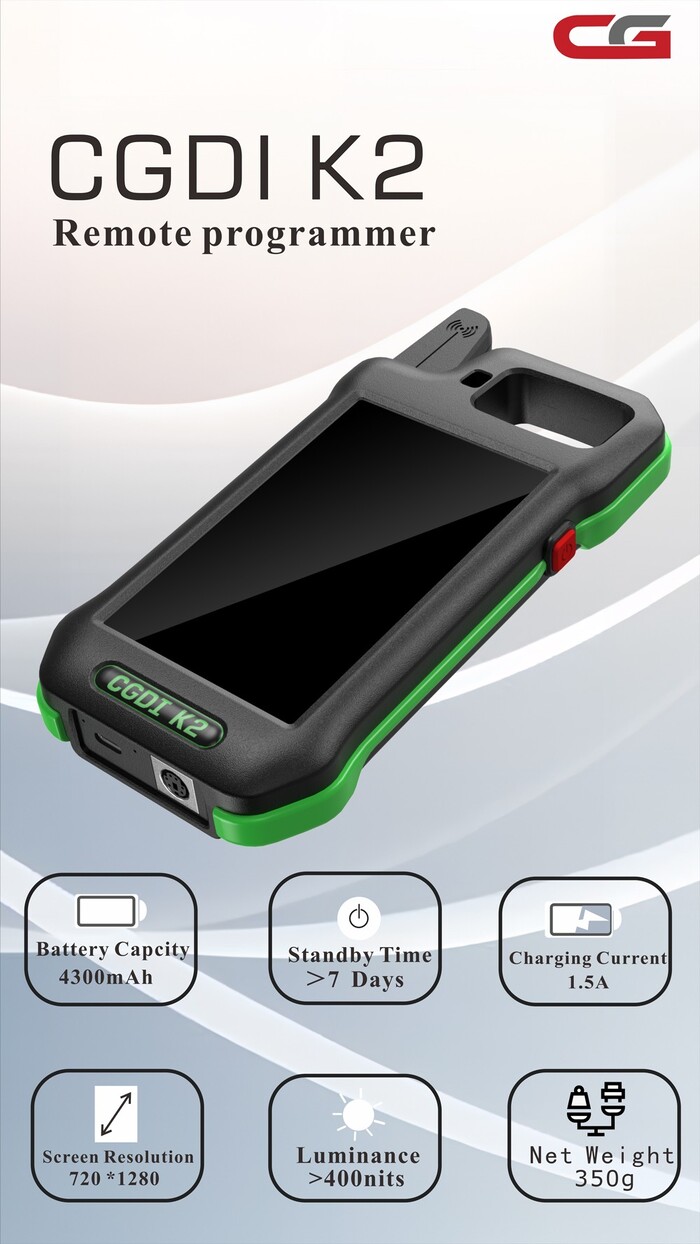 WIFI CGDI K2 Multifunction Remote Generator Supports ID48 96bit Cloning